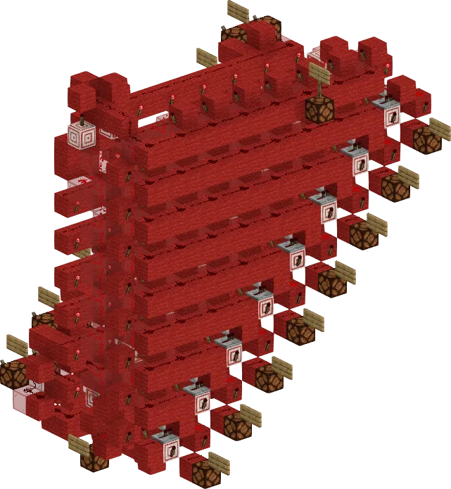 8-bit Carry Look-Everywhere Adder (CLE) | Logical Redstone Archive